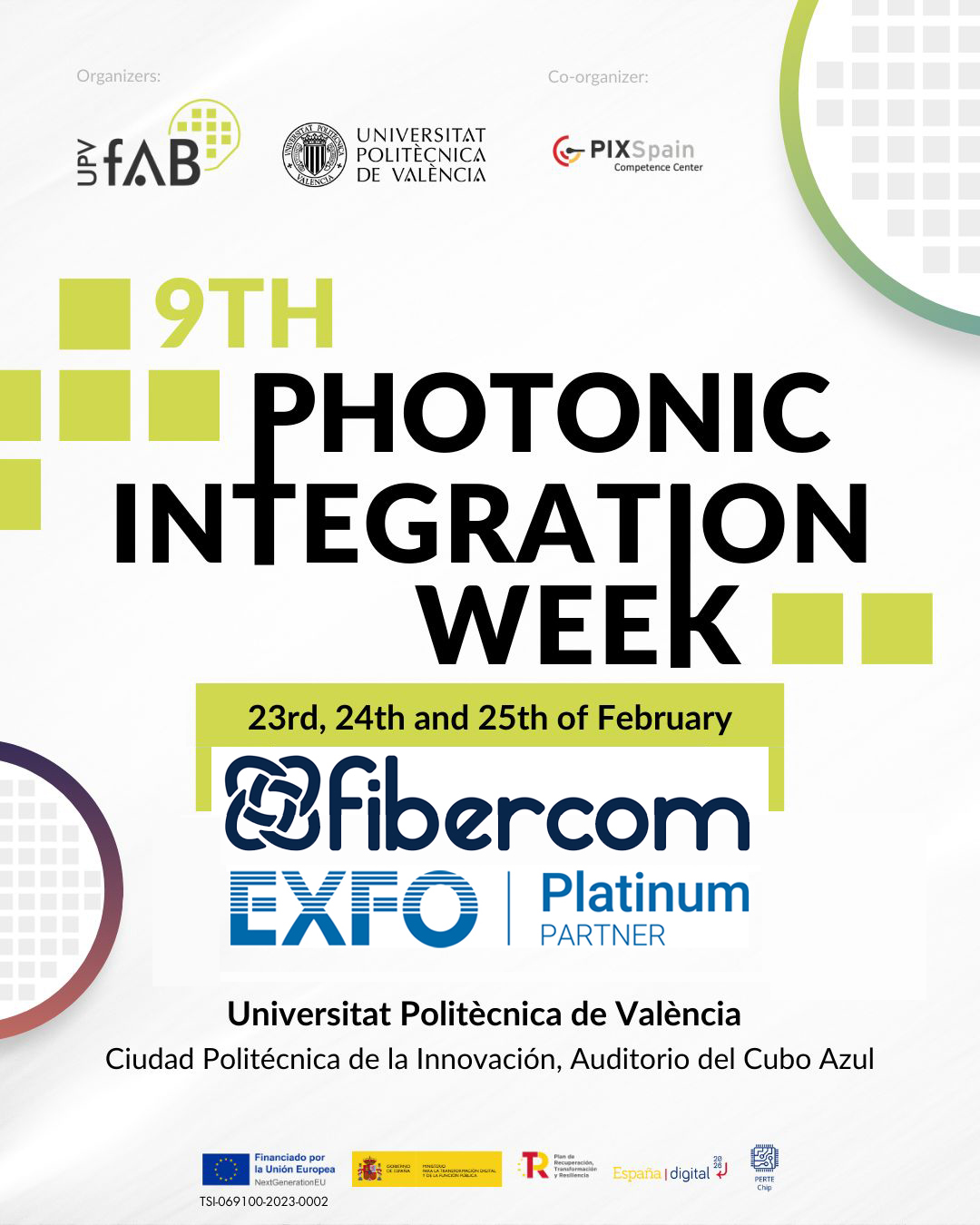 PIW 2026 Valencia 23-25 Febrero - Fibercom